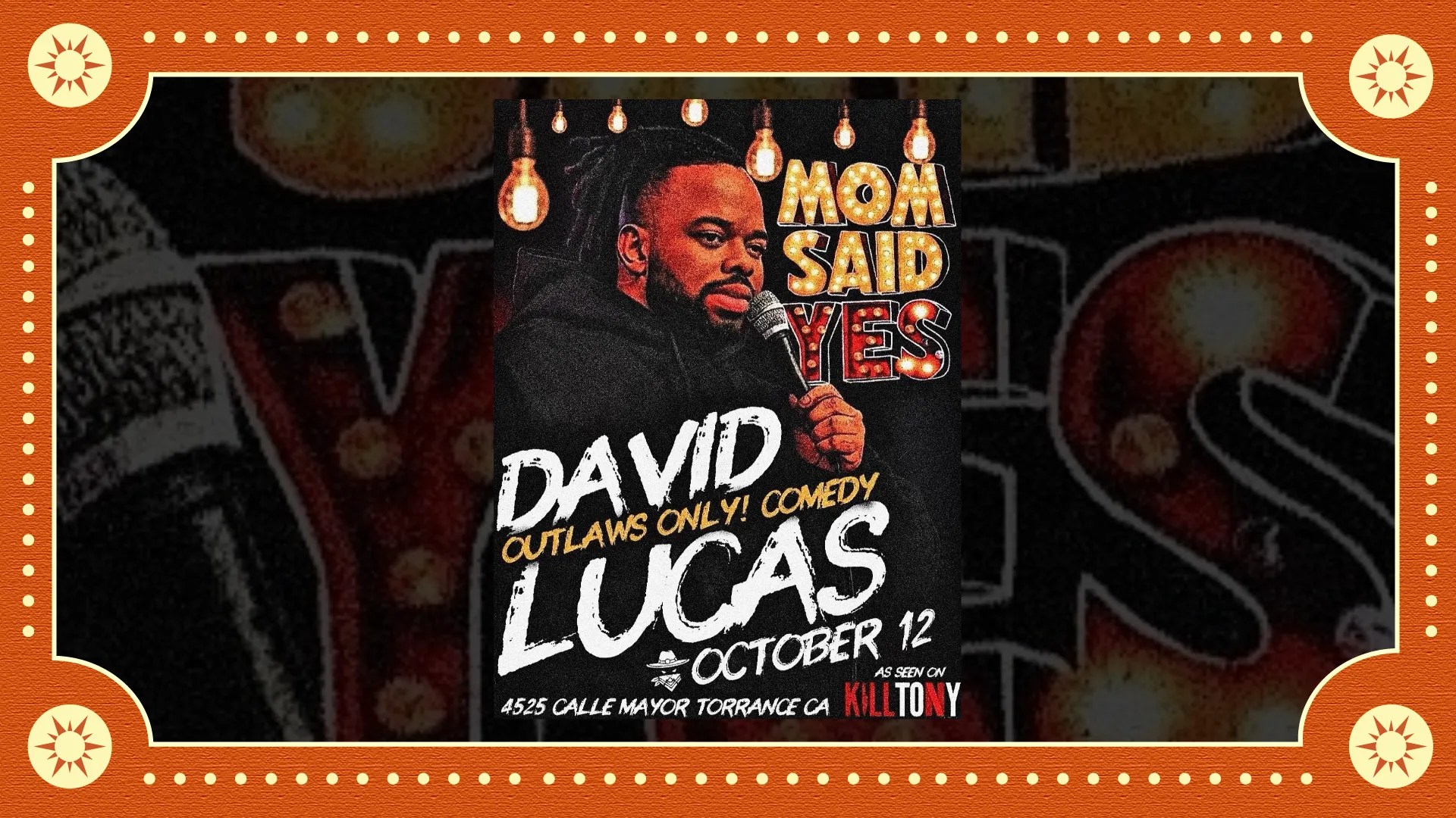 Stand-up Comedy South Bay: David Lucas Live at Mom Said Yes